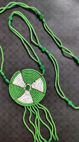 Jewelry | Vintage Beaded Amulet 18 Looped | Poshmark